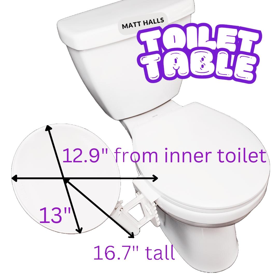 Revolutionize Your Bathroom with Matt Halls Toilet Table – Practical ...